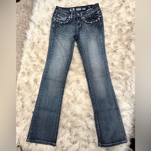 L.A. idol | Jeans | Rare La Idol Jeans With Swarovski Crystals | Poshmark